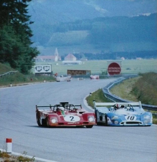 FERRARI 312PB MATRA MS670 1973 Austrian 1000km Race Car Photo Print 10. ...