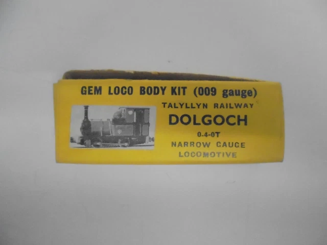 009 TALYLLYN 0-4-0 Loco "Dolgoch" Body Kit - GEM £31.92 - PicClick UK
