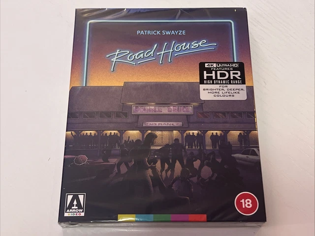 PATRICK SWAYZE ROAD House 4K UHD Blu-ray Limited Edition Arrows ...