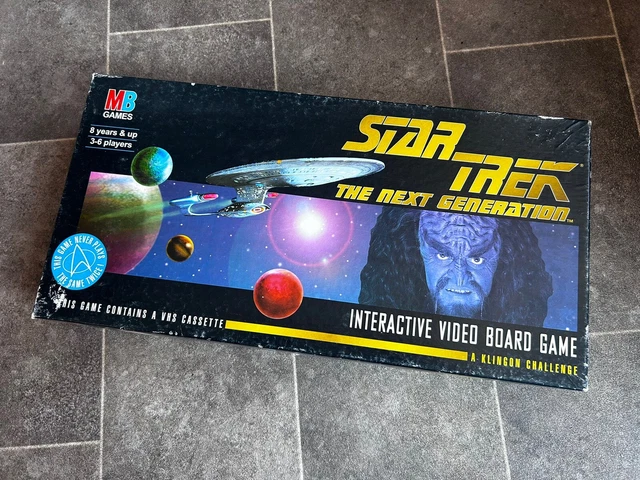 STAR TREK THE Next Generation Interactive VHS Video Board Game Rare ...