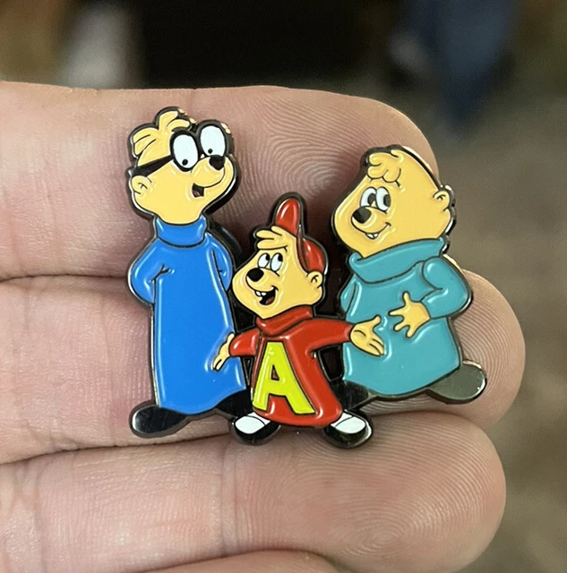 ALVIN AND THE Chipmunks Enamel Pin Simon Theodore cartoon television ...