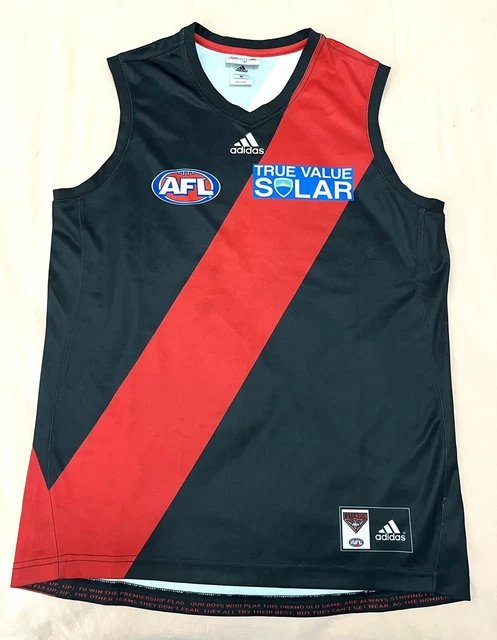 ESSENDON BOMBERS 2012 Home AFL Adidas Guernsey Jumper Jersey Men's ...