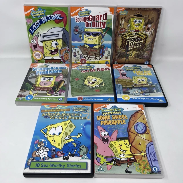 SPONGEBOB SQUAREPANTS DVD Bundle TV Kids Animated Nickelodeon £9.99 ...