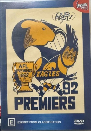 DVD AFL PREMIERS 1992 West Coast Eagles AUSSIE RULES FOOTBALL $18.95 ...