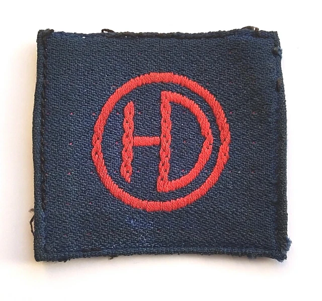 ORIGINAL 51ST HIGHLAND Division WW2 uniform patch cloth formation badge ...