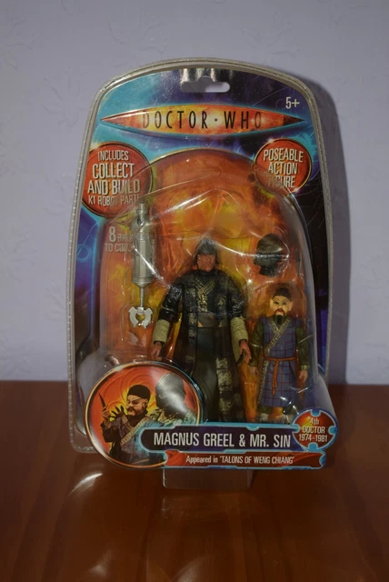 DOCTOR WHO CLASSIC Series Action Figures Magnus Greel & Mr Sin Collect ...