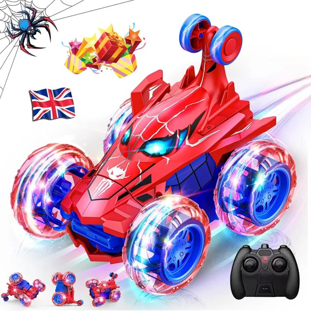 SPIDER MAN 4WD Hand Gesture 360° Sensing RC Stunt Car Off-Road Remote ...