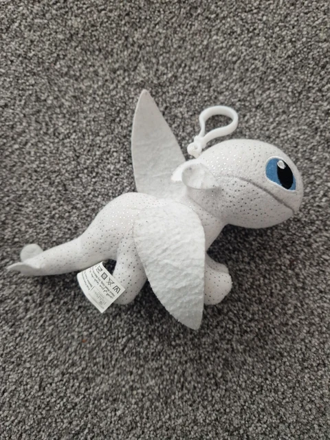 HOW TO TRAIN your dragon Light Fury soft toy 7" plush Keyring £5.00 ...