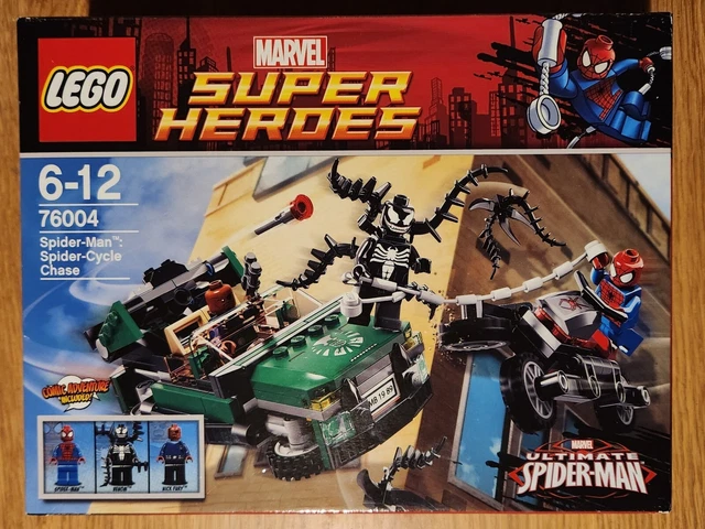 LEGO MARVEL: SPIDER-MAN: Spider-Cycle Chase (76004) £30.00 - PicClick UK