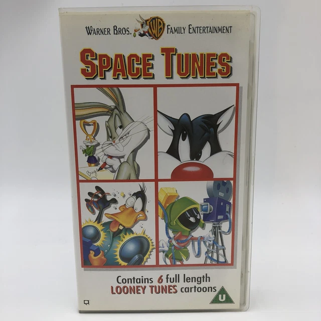 WARNER BROS SPACE Tunes, Looney Tunes Cartoons, VHS Video Cassette EUR ...
