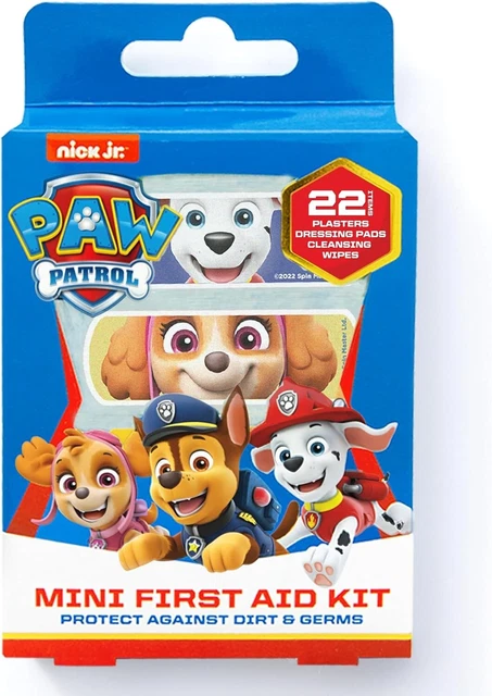PAW PATROL CHILDRENS Plaster First Aid Kit Including 22 Count (Pack of ...