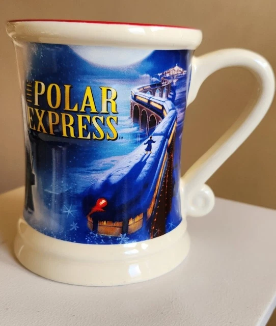 THE POLAR EXPRESS BELIEVE 3D Raised Ceramic Hot Chocolate/Coffee Mug £ ...