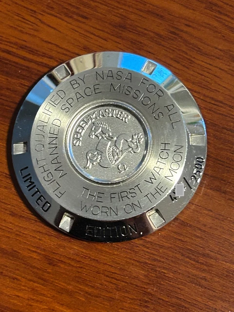 GENUINE OMEGA SPEEDMASTER Apollo XI 25th Anniversary ST 1450062 case ...