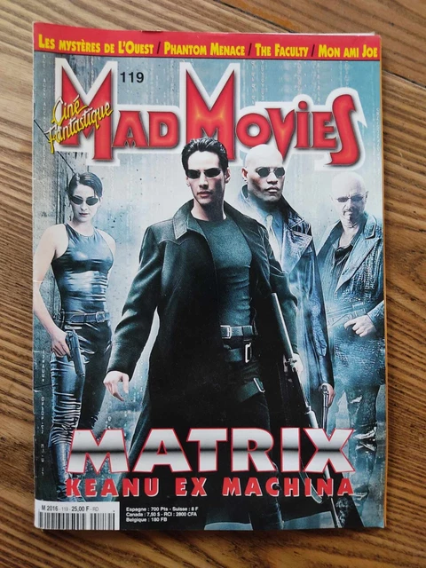 MAD MOVIES Nº119, Matrix, Keanu Reeves, cinéma, horreur, fantastique ...