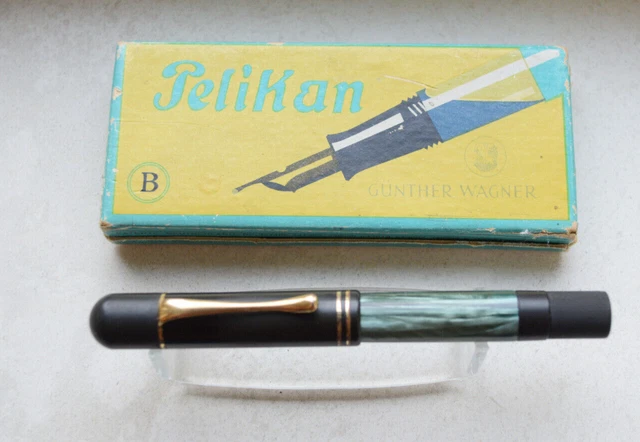 PELIKAN 100 SECOND GENERATION MODEL FOUNTAIN PEN ORIG PELIKAN GOLD NIB ...