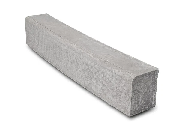 CURVED CONCRETE KERB Edging Bull nosed External Radius Curb 16no ...
