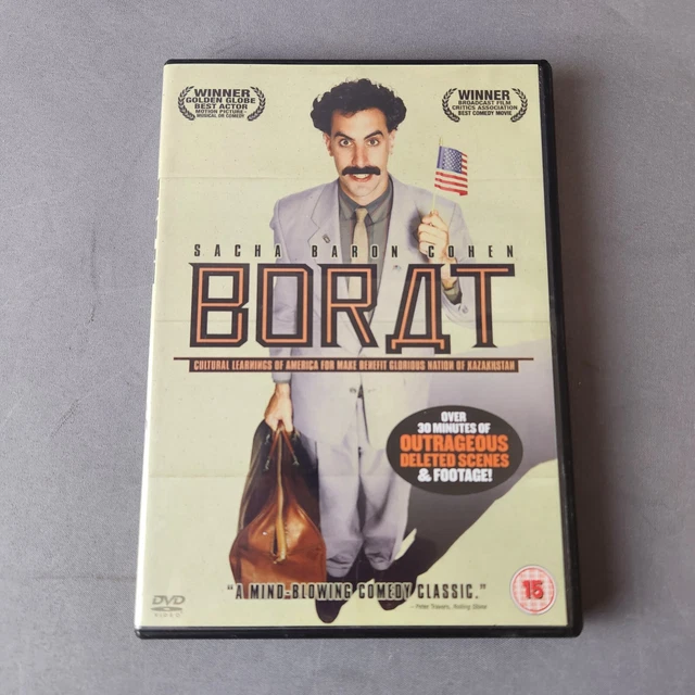 BORAT - SACHA Baron Cohen - 15 - DVD - Tested / Working - Free P&P ...