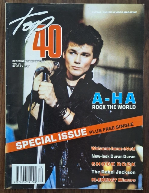 SA TOP 40 Magazine A-HA, Janet Jackson, Pretenders, Queen, Duran Duran ...