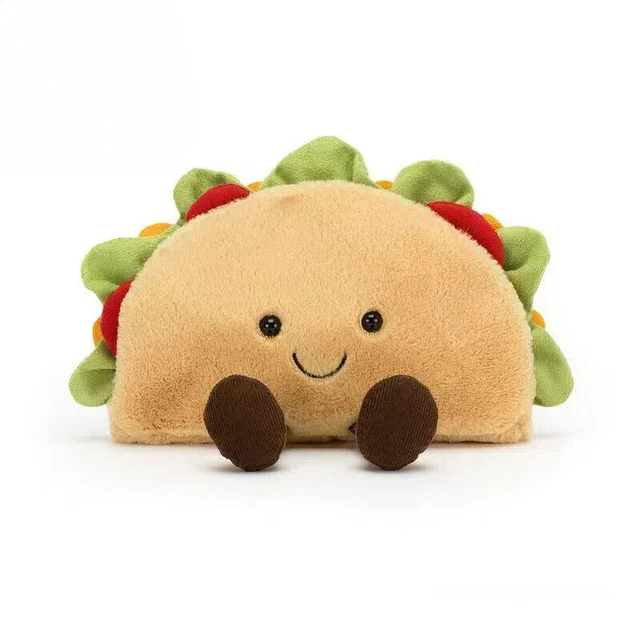 JELLYCAT 15CM AMUSEABLE Taco: Soft Squishy Stuffed Food Plush Toy for ...