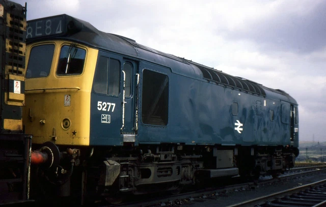 6X4 COLOUR RAILWAY photograph Class 25 5277 at Tinsley 08.72 £1.00 ...