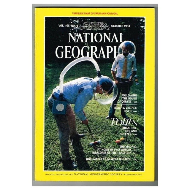 NATIONAL GEOGRAPHIC MAGAZINE October 1984 mbox2804 Vol. 166 No.4 £5.50 ...