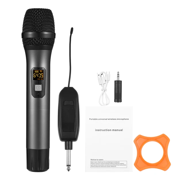 PROFESSIONAL UHF Microphone System with Handheld Cordless H5T2 £26.90 ...