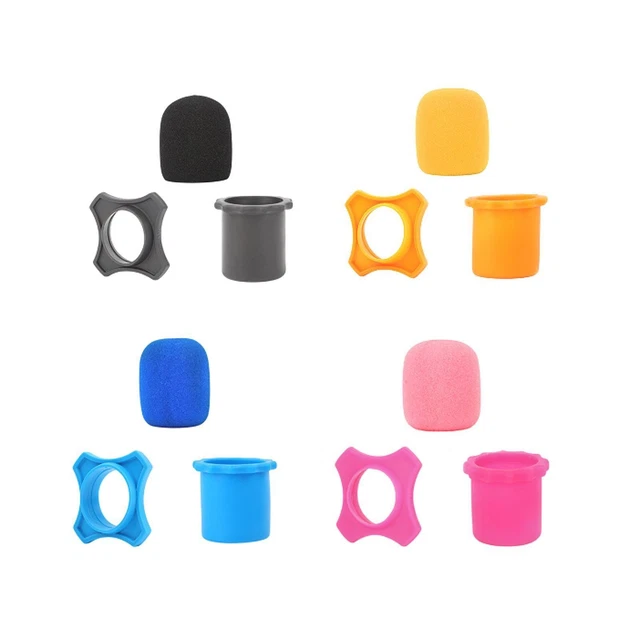 SPONGE MIC COVER with Bottom Rod Sleeve for Speech Performance £4.44 ...