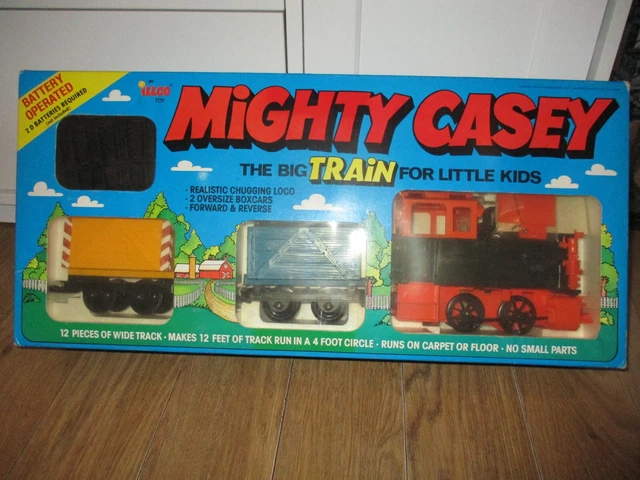 VINTAGE ILLCO MIGHTY Casey Battery Train Set G gauge Boxed £35.50 ...
