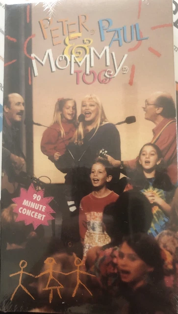 PETER, PAUL, AND Mommy, Too! [VHS] Video Concert. Brand New Factory ...