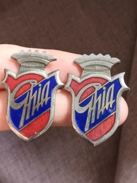 LOGO EMBLÈME BADGE Voiture Automobile Ford Ghia - Vintage EUR 49,00 ...