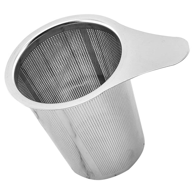 STAINLESS STEEL FILTER Infuser Handle Design Tea Leaf Colander Chinese ...