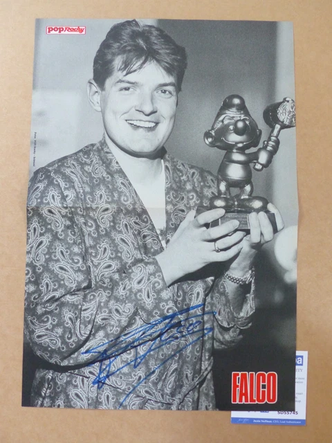 FALCO SIGNED AUTOGRAMM signiert auf 28x42 cm Poster ACOA COA EUR 199,99 ...