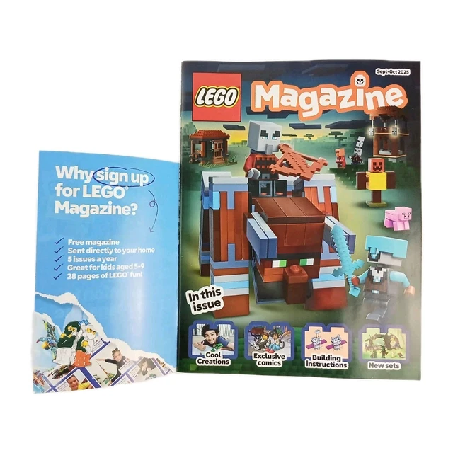 LEGO® MAGAZINE SEPTEMBER-OCTOBER 2025 U.S. Build Like a Jedi Mini ...