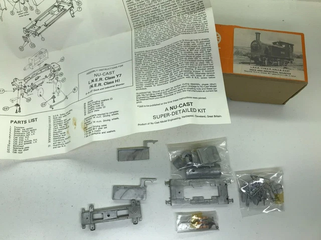 NU-CAST OO GAUGE Lner/Br Class Y7 Dock Tank Loco Kit + Boxed £84.99 ...