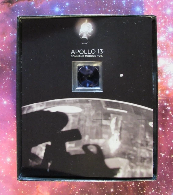 RARE FLOWN IN Space *APOLLO 13 Command Module [KAPTON]FOIL *NASA *Jim ...