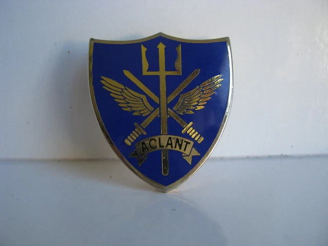NATO POCKET BADGE enameled crest ACLANT Allied Command Atlantic COLD WAR YEARS £16.39 - PicClick UK