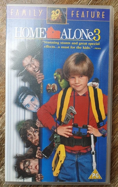 HOME ALONE 3 - Alex D. Linz - PAL VHS Video Tape £3.99 - PicClick UK