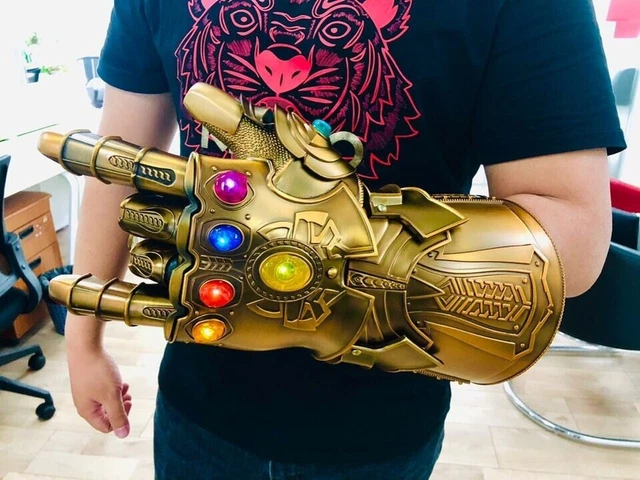 HCMY THANOS INFINITY Gauntlet Full Metal 1:1 Wearable Cosplay Statue ...
