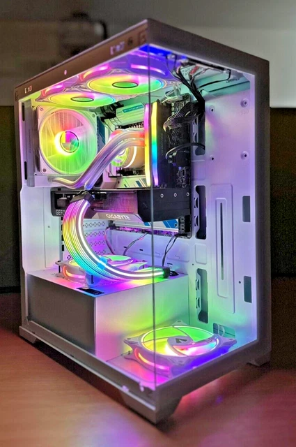 PC DA GIOCO bianco - Ryzen 7 7800X3D, RTX 4060ti 16 GB, 32 GB DDR5, 1 ...
