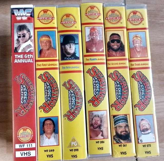 WWF SURVIVOR SERIES COLLECTION VHS 80/90s £16.12 - PicClick UK