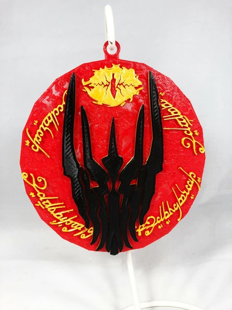 3D LORD OF the Rings Inspired Sauron One Ring Symbol 8" H Wall Sign ...