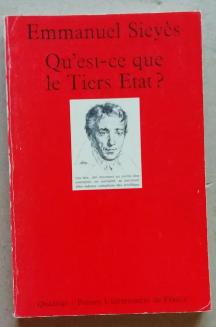 WHAT IS STATE Animal? Emmanuel SIEYES ed Puf £4.71 - PicClick UK