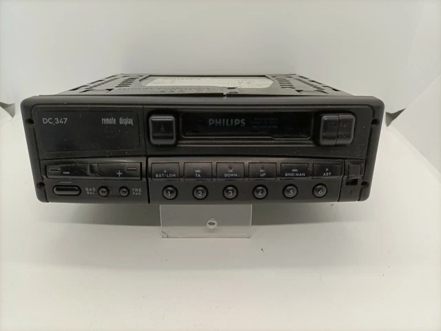 PHILIPS DC 347 AUTORADIO CAR STEREO Vintage cassette anni '80 EUR 29,99 ...