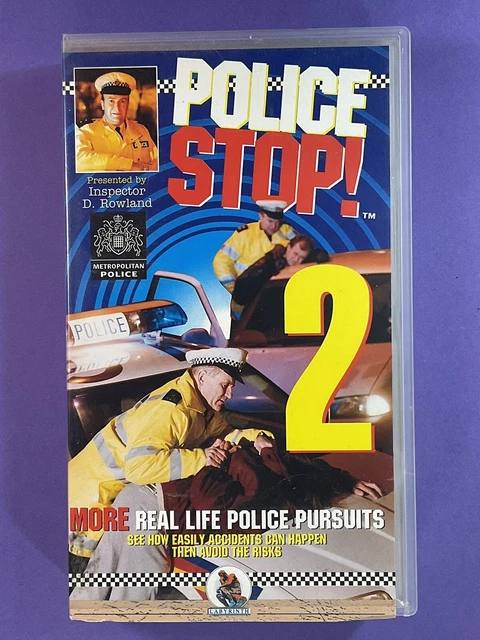 POLICE STOP 2, VHS Video Real Life Police Pursuits 50 Mins Hosted By ...