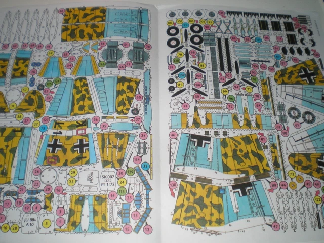 Junkers Ju 88 A 10 Czech Rare Paper Model 1 72 9 99 Picclick Uk | My ...