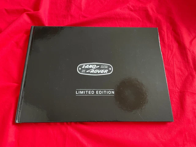 LAND ROVER DEFENDER Adventure Limited Edition brochure book hardcover ...