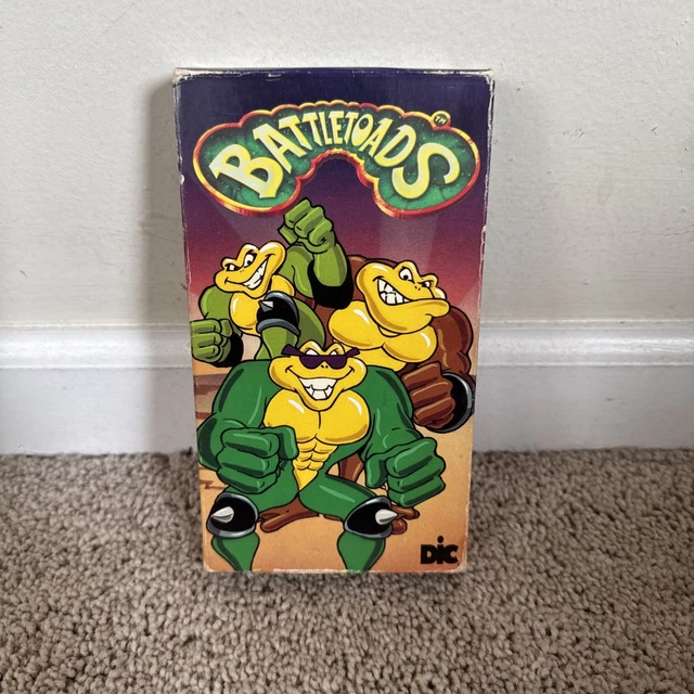 BATTLETOADS (VHS, 1992, DIC) Pilot - Zits/Rash/Pimple/Dark Queen ...