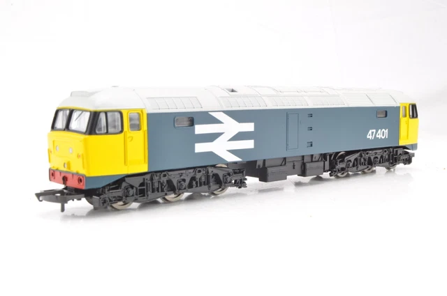 HORNBY OO GAUGE - R3287 BR Large Logo Class 47 401 Diesel Locomotive ...