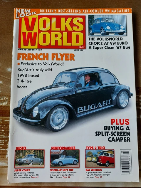VOLKSWORLD MAGAZINE JUNE 2001 Beetle Split Screen van Type 14 Karmann ... VOLKSWORLD MAGAZINE JUNE 2001 Beetle Split Screen van Type 14 Karmann ...