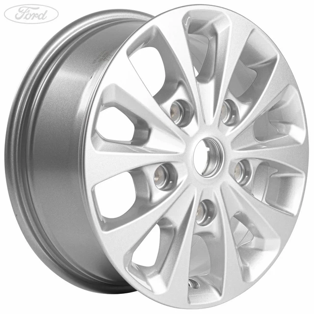 GENUINE FORD TRANSIT Custom 16" Alloy Wheel 10 Spoke Sparkle Silver 18 ...